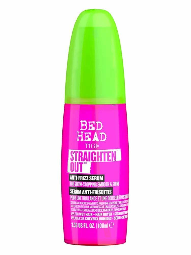 Термоактивная сыворотка TIGI Straighten Out, для всех типов, разглаживание и защита волос