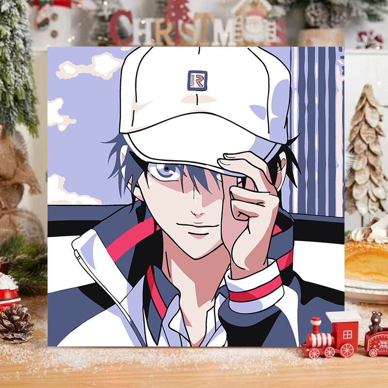 Bungo Stray Dogs Осаму Дадзай DIY Цифровая масляная живопись Раскраска ручной работы Накахара Чуя Аниме товары Акриловая живопись