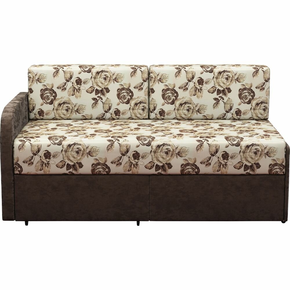 Диван кушетка МебелПром Настя А42 жаккард цветы