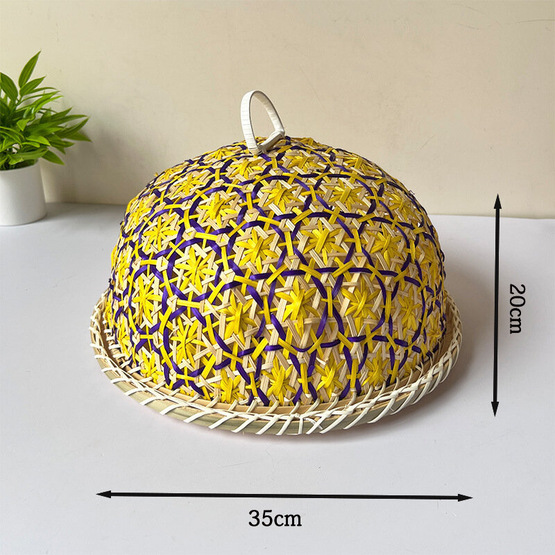 Вьетнамский бамбуковый плетеный чехол для посуды, ручной работы, пылезащитный, защитный от насекомых, чехол для еды, чехол для стола, защита от комаров