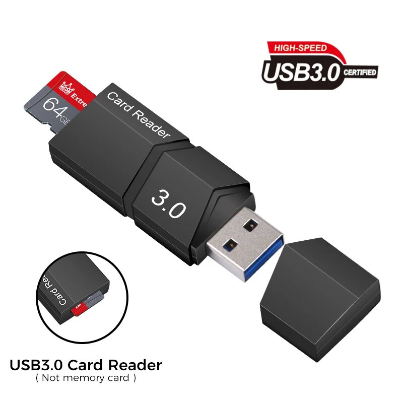 Кардридер MicroDrive USB 3.0 для Micro SD — фото 1