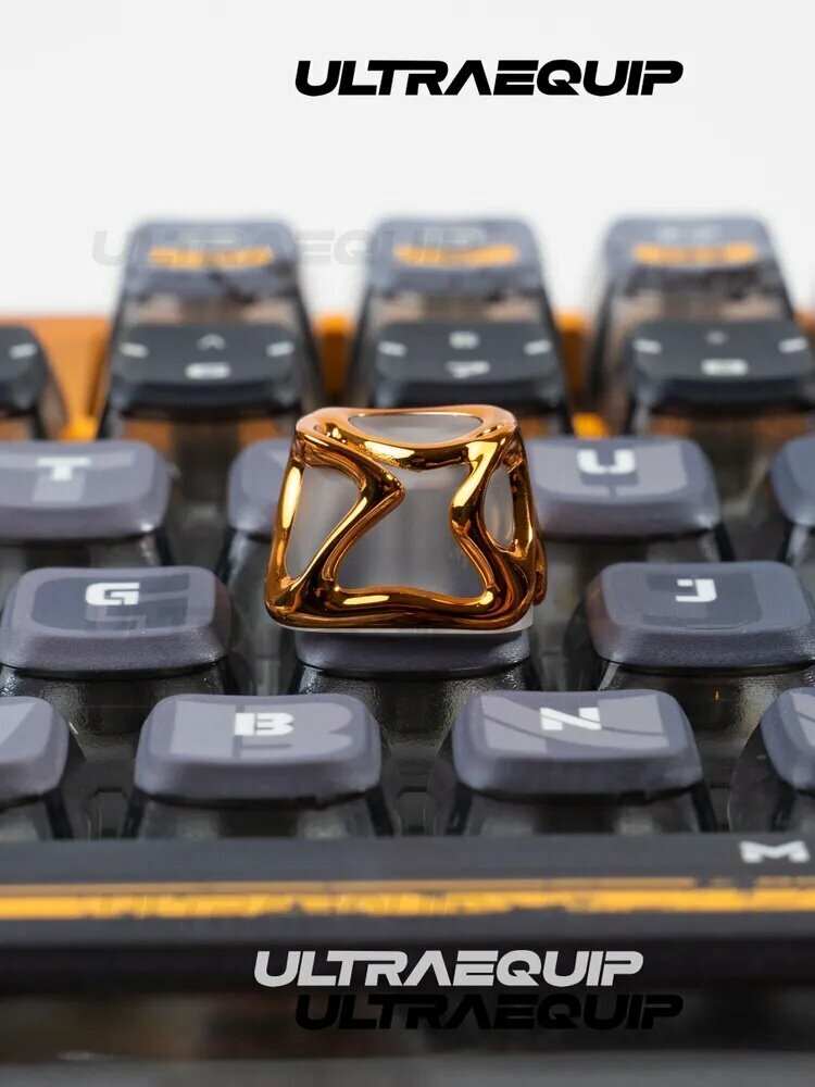 Кейкапы для механической клавиатуры Колпачки Artisan Keycap "Dy-JiN": 1U клавиша ESC, смола, подсветка, ручная работа, для MX Switch