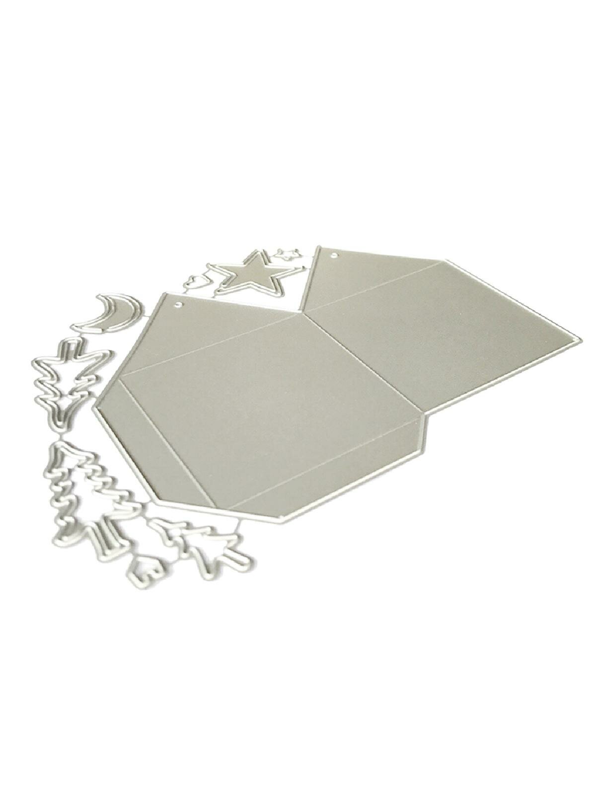 Дерево Луна Звезда Металлические Режущие Штампы Трафарет Для Скрапбукинга DIY Альбом Штамп Бумажная Открытка Тиснение Декор Ремесло