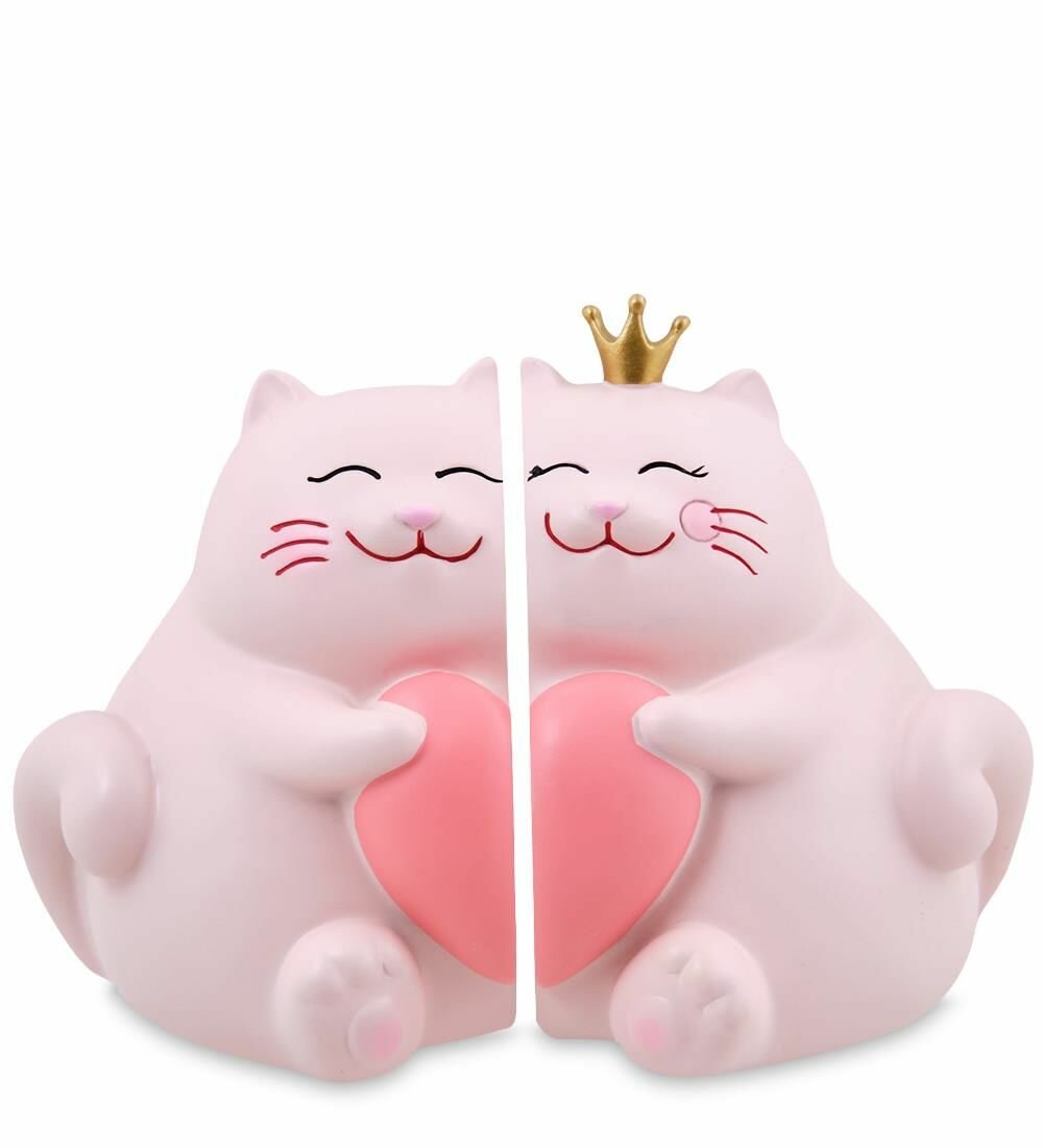 Держатель книг Влюбленные коты A2183845 Art Home, Полистоун, Китай