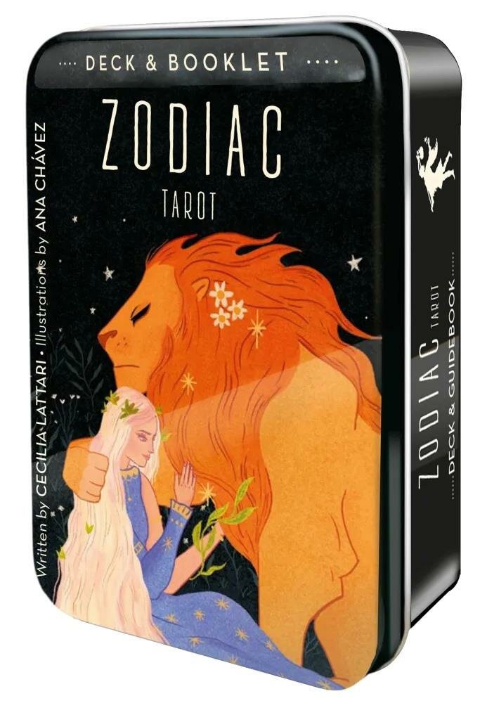 Карты Таро "Zodiac Tarot in a tin" US Games / Зодиакальные таро в жестяной банке 63808 US Games Systems
