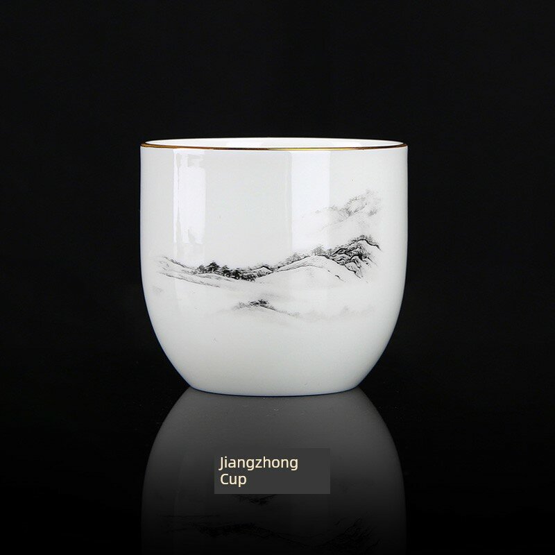 Набор посуды в китайском стиле из Цзиндэчжэня: миска для риса, салатница, керамическая суповая тарелка, тарелка для