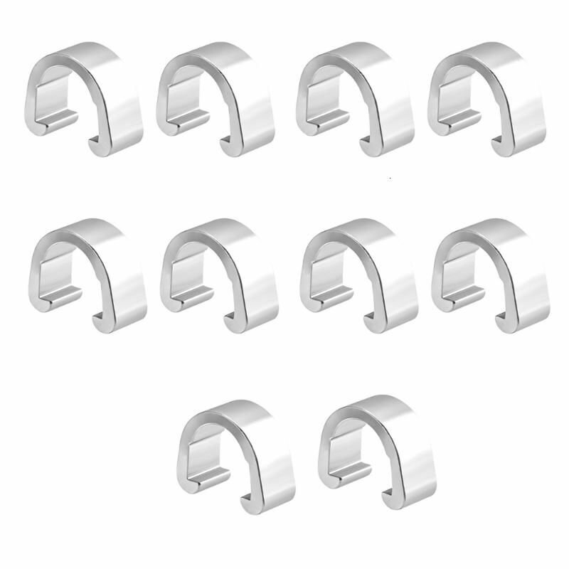 Клипсы для тросиков тормозов велосипеда, Серебро