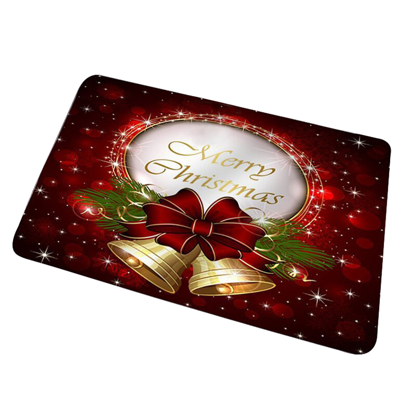 Коврик для входной двери Рождественский, коврик с антискользящим покрытием, коврик с различными узорами, размеры M/L, материал Полиэстер, для использования в помещении, на открытом воздухе, в вестибюле, на подворье, 1 коврик в упаковке, типы