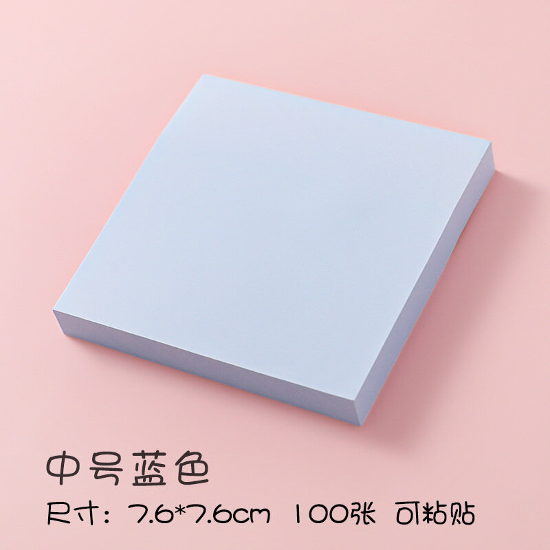 Заметки Post-it цвета Моранди, самоклеящиеся, цветная бумага для заметок, сообщения, многоразовые, маленький блокнот для работы, 100 листов, для студентов