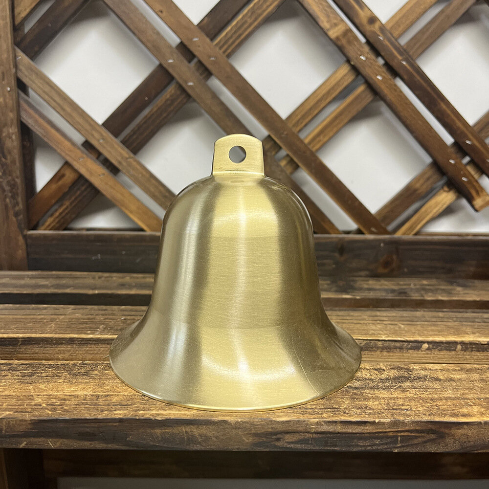 Медный колокольчик, украшение из чистой меди, латунный дверной колокольчик, большие и малые размеры, дверной звонок, сверхгромкий домашний ветровой колокольчик.