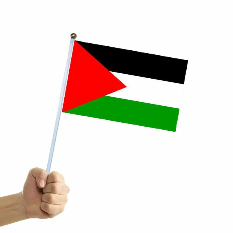 Hand flag palestine долговая ярко окрашенная флаг свободы для выставок внутри и снаружи