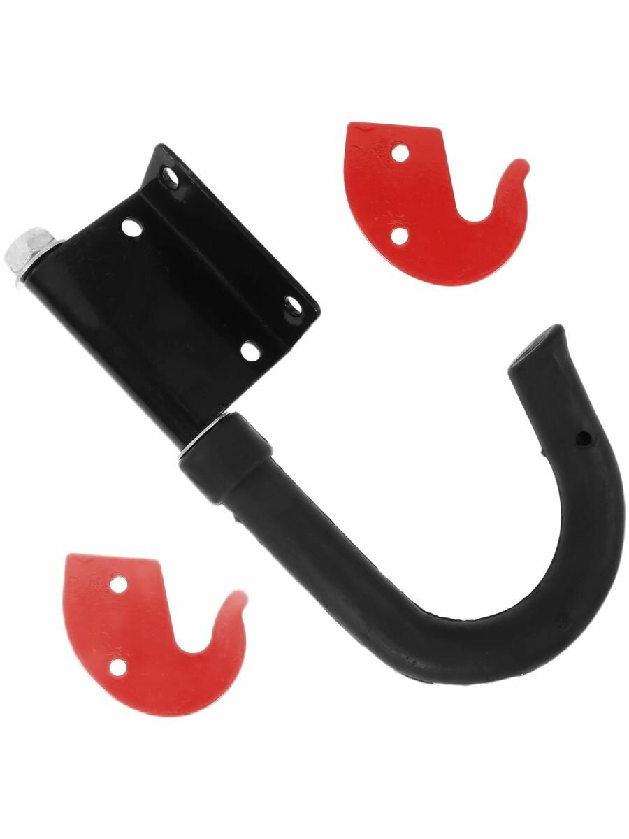 Набор черных лестничных крюков из железа для декора и крепления лестниц