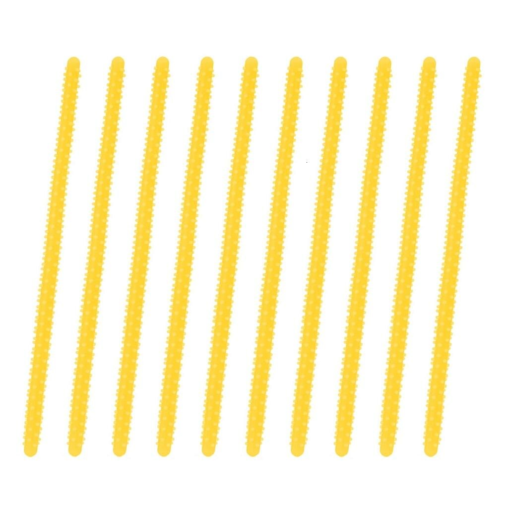 Силиконовые бигуди для волос 10 шт, Желтый Большой