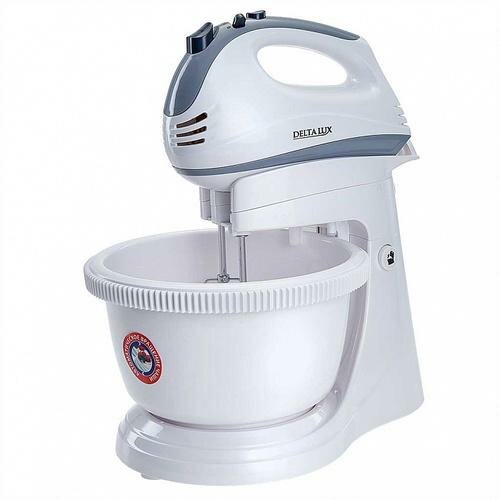 Миксер С чашей 400ВТ 5 СК. Режимов турбо вращ чаша 2.0Л 2 РЕЖ ручн И стац 2ВЕНЧ 2НАС DELTA LUX