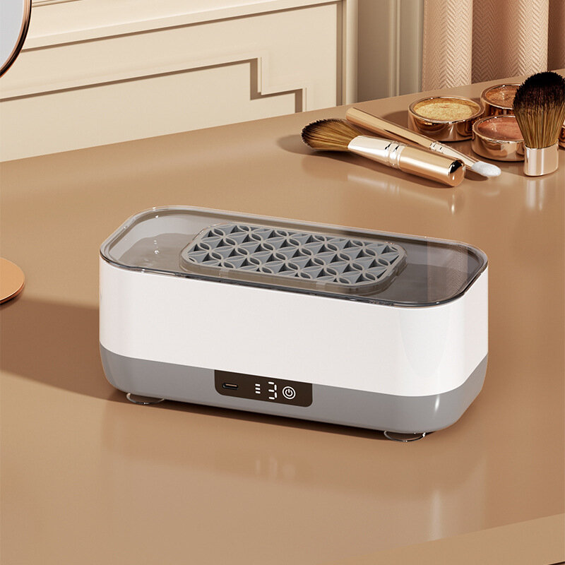 Машина для чистки кистей для макияжа, коробка для чистки очков, бытовое многофункциональное устройство для вибрационной очистки ювелирных изделий и аксессуаров для ногтей.