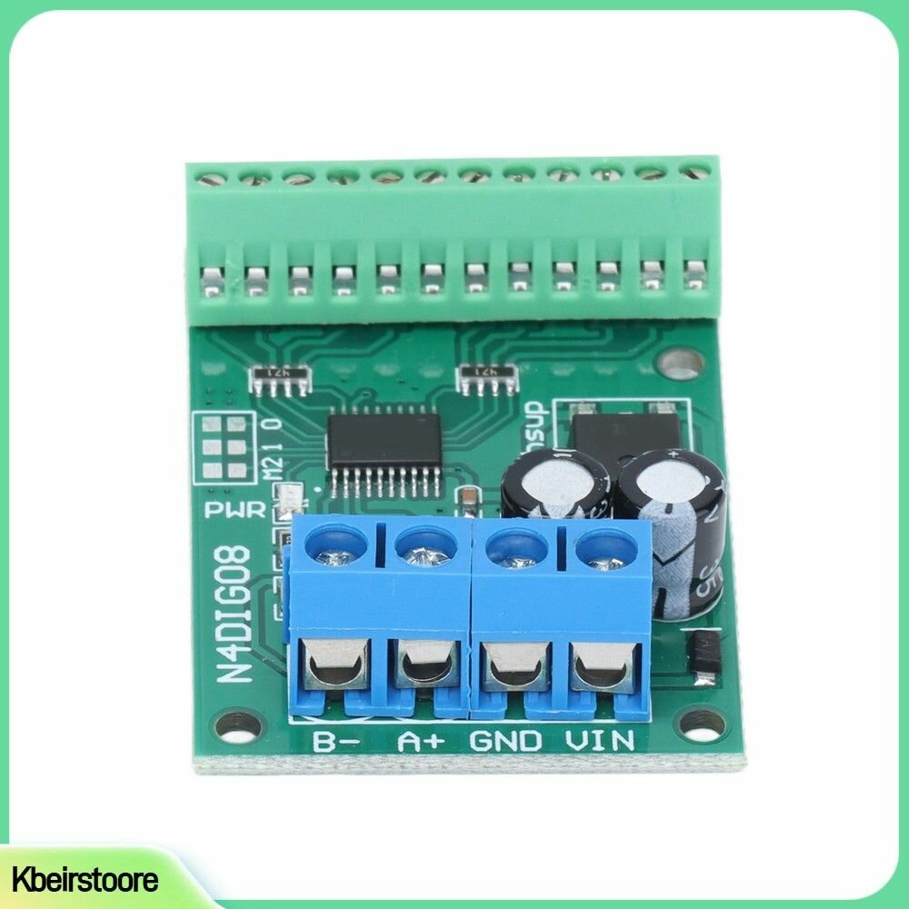 8-канальный модуль управления вводом-выводом RS485/TTL 9600 бод, модель n4dig08