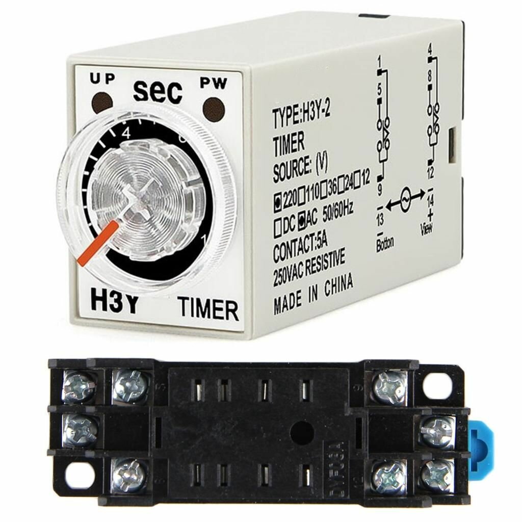 H3Y-2 Таймер реле времени 0-60 AC 220V, - Другое