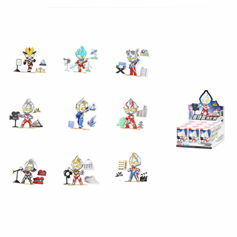 Игровой набор унисекс POP MART Ultraman Studio Collection, 9 шт.
