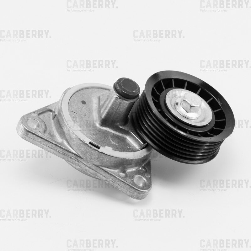Натяжитель поликлинового ремня CARBERRY с роликом FORD Focus, Mondeo, Tourneo Connect, Transit Connect, Maverick 96->, MAZDA Tribute 00-> (55CA247)