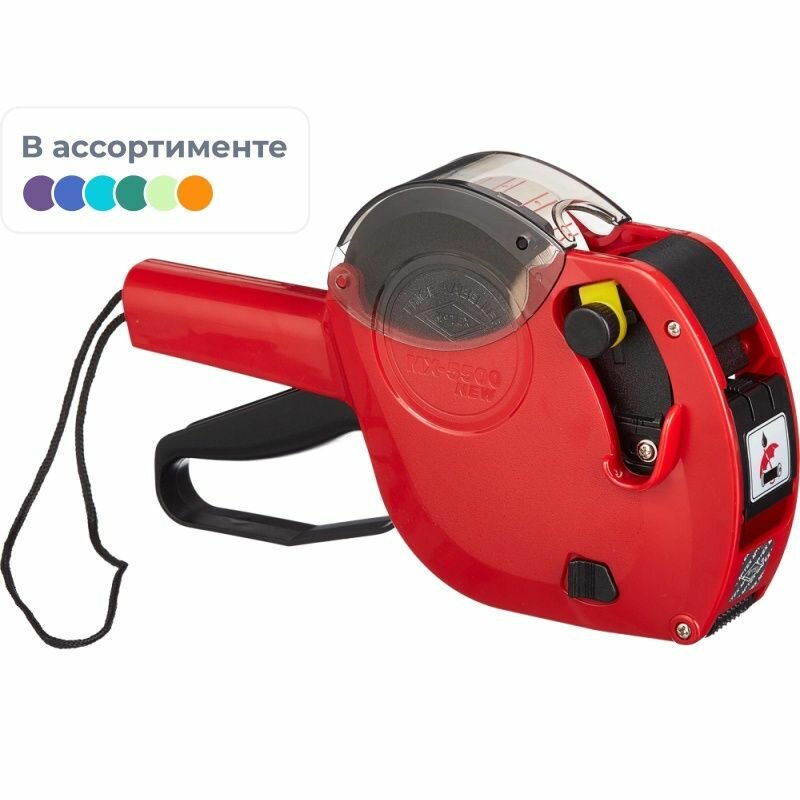Этикет-пистолет MoTEX MX-5500, однострочный, 8 знаков в строке, лента 21,5х12 мм