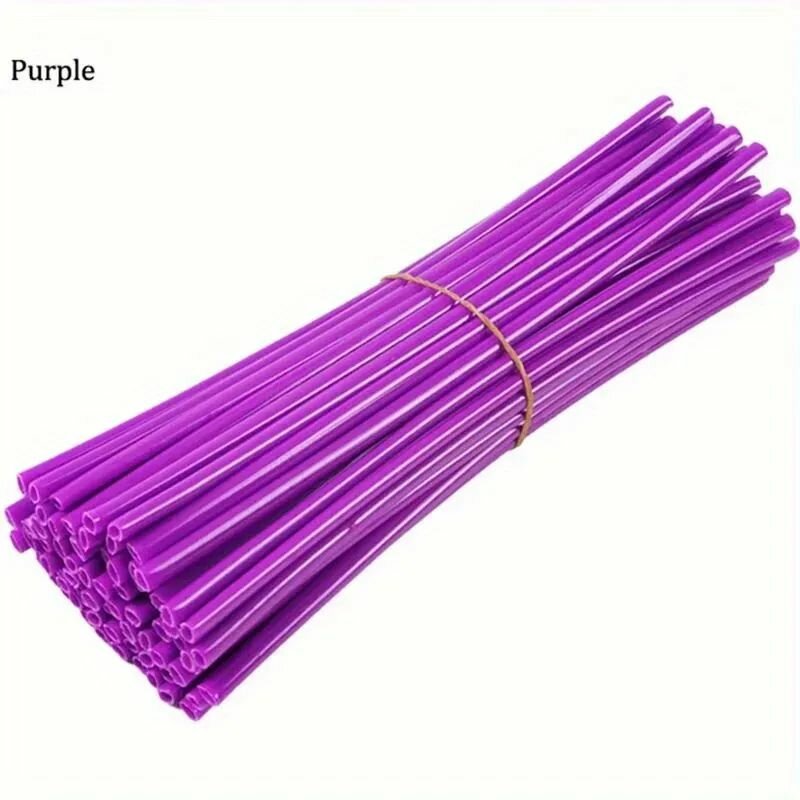 72 шт, защитные накладки на спицы велосипедного колеса, 24 см, цветные диски