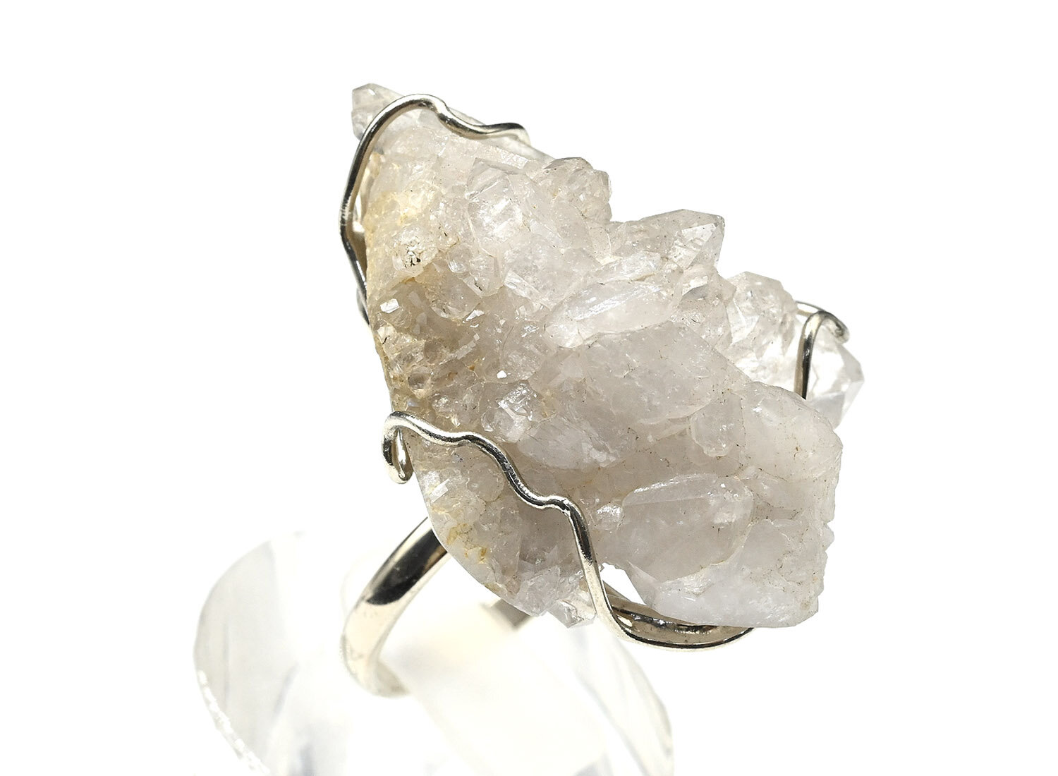 Кольцо, кварц, кварцит