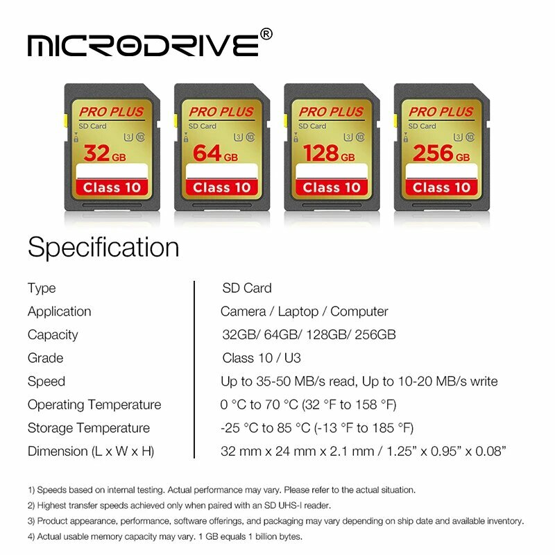 MicroDrive SD-карта 64 ГБ — фото 1