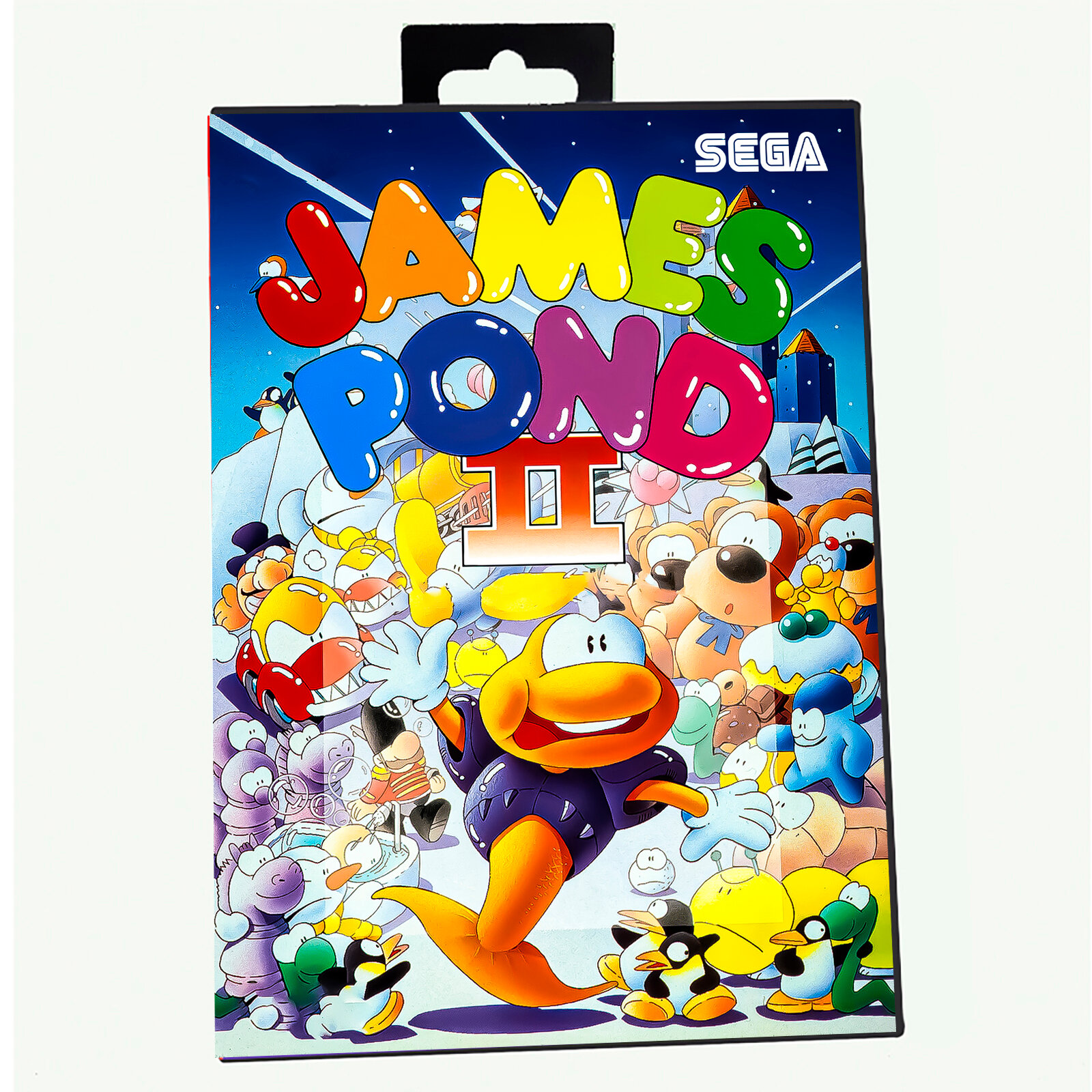 Картридж James Pond 2 Для приставки Sega Genesis Sega Mega Drive 16 bit MD