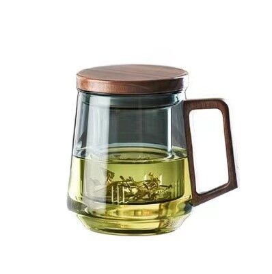 Круглая забавная полая чашка из трех частей чашка чая чашка воды Подарочная коробка костюм стекло жемчужная хлопковая