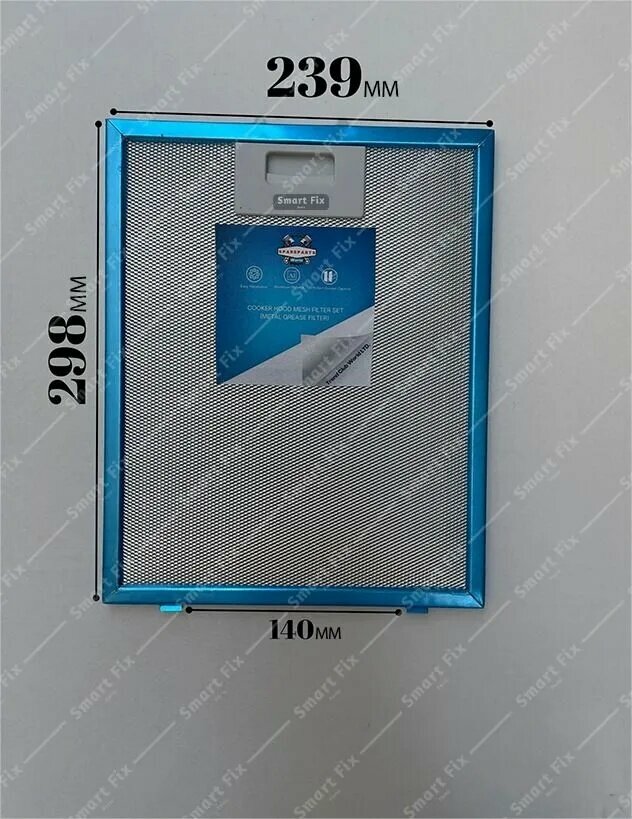 2 шт. 239x298 мм, Совместимость с Эсти Совместимый масляный фильтр аспиратора капота, 23,9x39,8 см 463321174