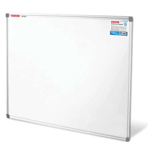 Доска магнитно-маркерная 90х120 см, алюминиевая рамка, BRAUBERG "Extra", 237555