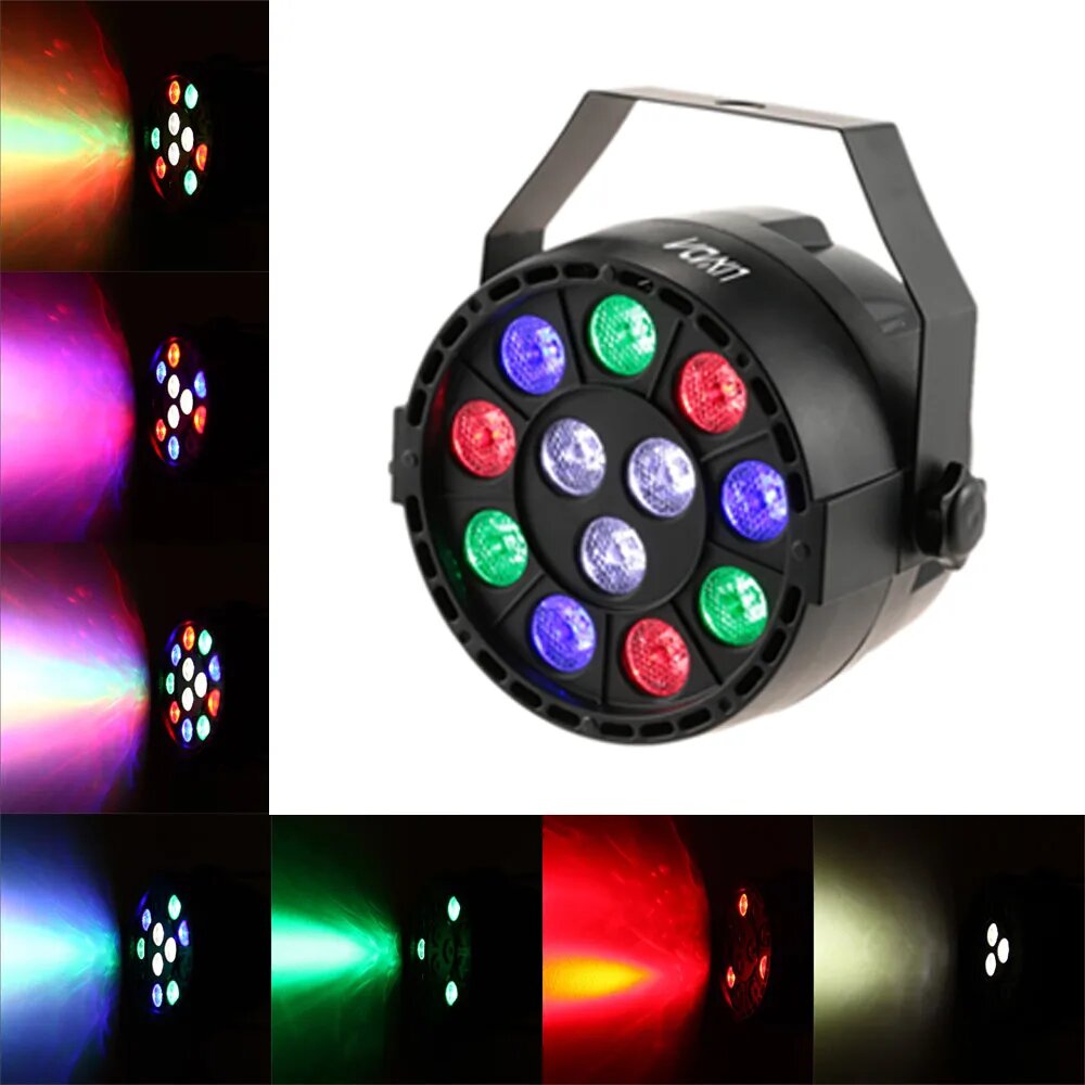 Lixada DMX-512 RGBW светодиодный высокомощный сценический PAR-светильник