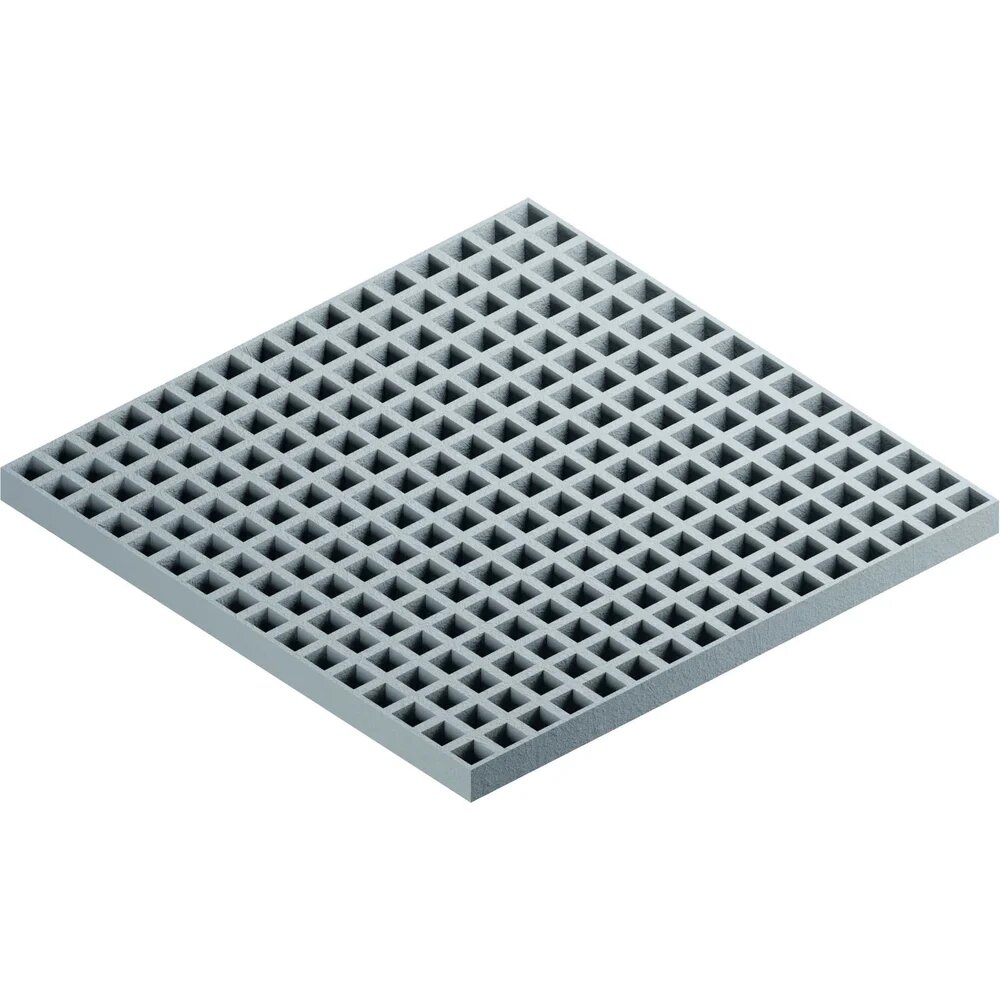 Настил композитный решетчатый Fiberpull стандарт FC ISO 38x38x38 (1220x1800) RAL 7038 FC/ISO/38/38/38/1220/1800/7038