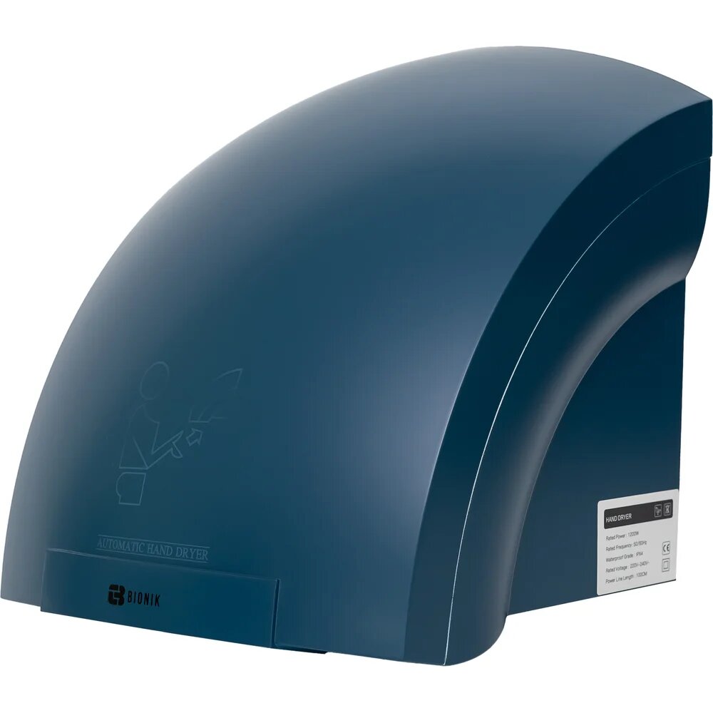 Электросушитель для рук BIONIK BK4022, антивандальный, IPX1, 1800Вт