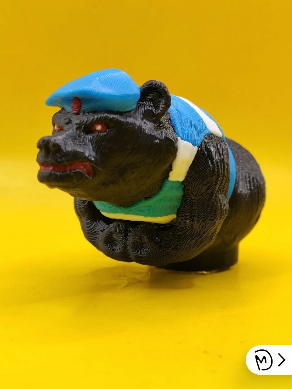 Медведь на торпеду автомобиля- ВДВ