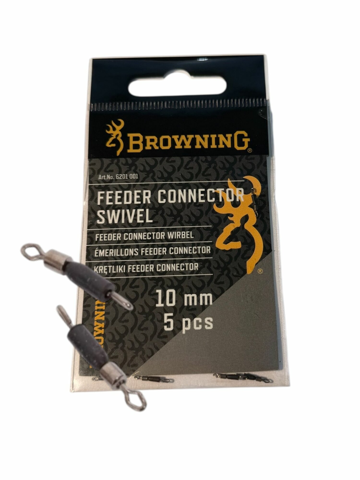 Вертлюг-коннектор BROWNING Feeder Connector Swivel 5 шт/уп