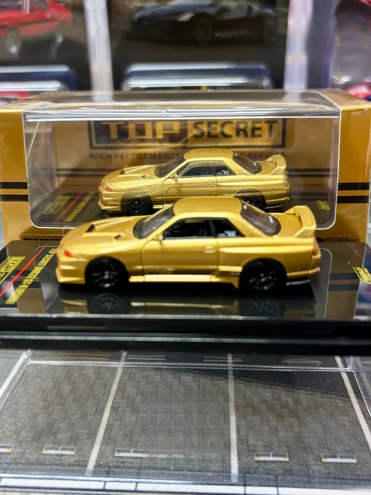 Машинка INNO 1:64 TOP SECRET Nissan BNR32 GT-R 650R модельки машин металлические