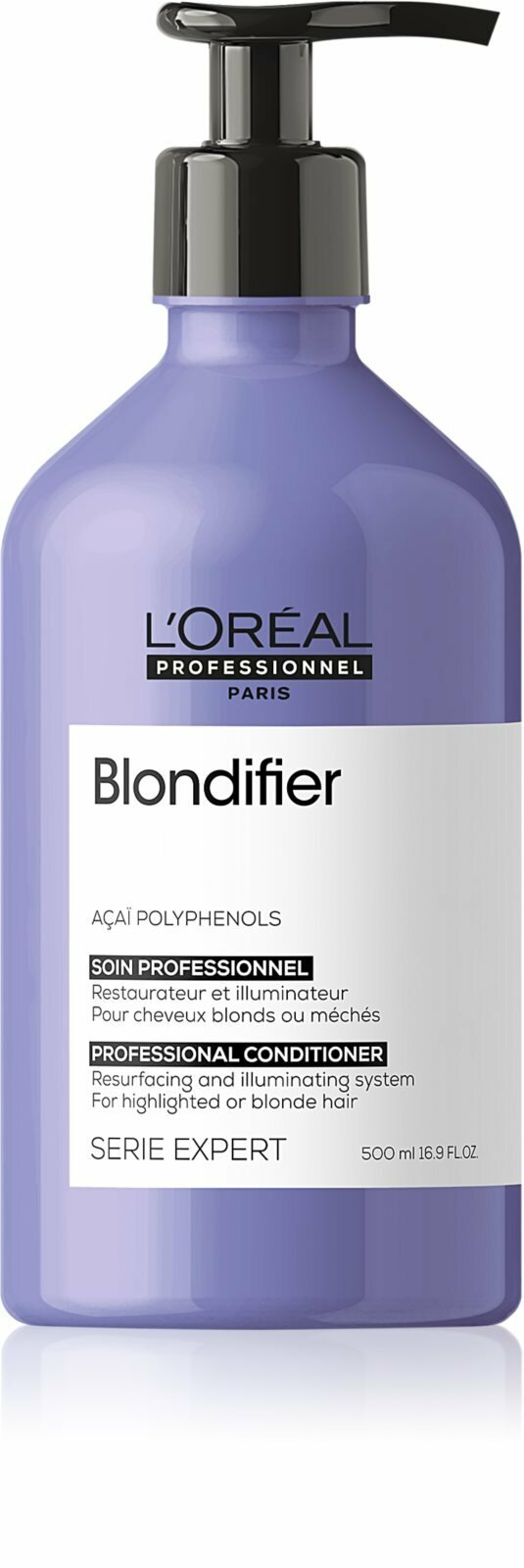 Кондиционер L'Oreal "Blondifier Gloss", для мелированных и осветленных волос, 500 мл