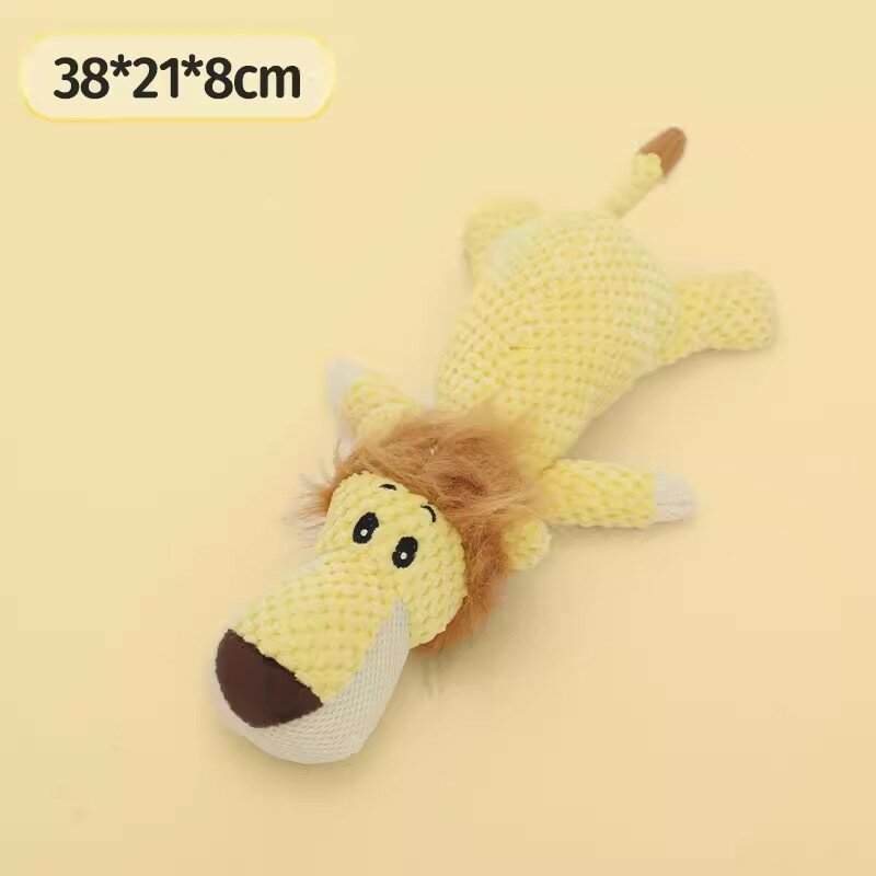 Игрушка для собак, прочная, плюшевая, для снятия скуки, издающая звуки, для корги, щенков, крупных собак, сиба-ину, лабрадоров, аксессуары для собак