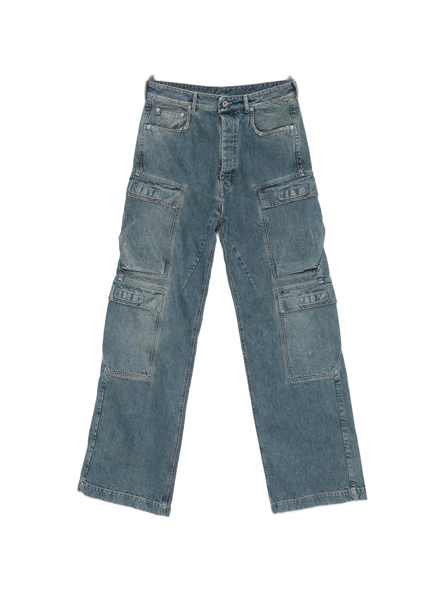Джинсы Distressed cargo jeans 