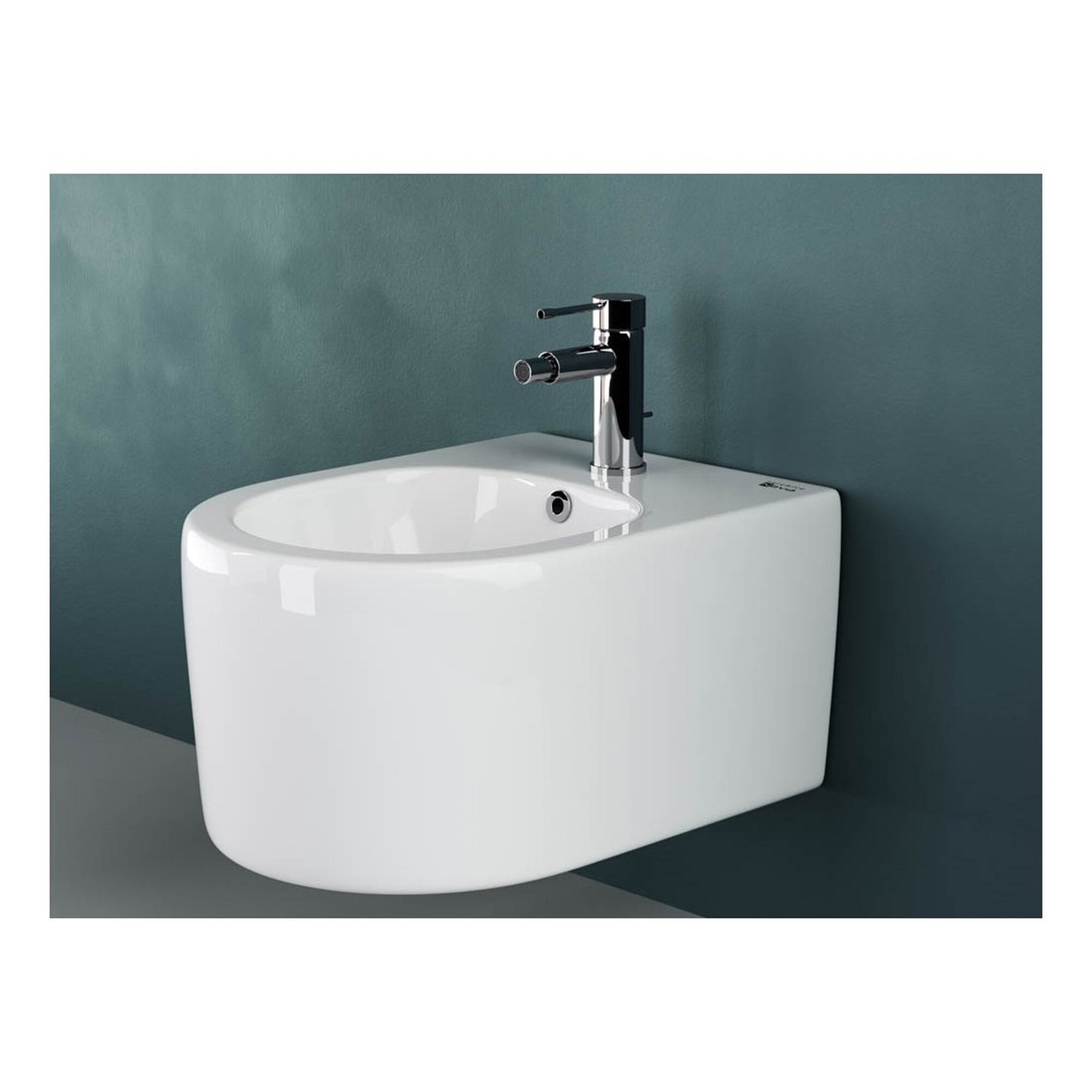 Биде подвесное Ceramicanova "Moments" CN3004, белый, санфарфор, скрытый монтаж