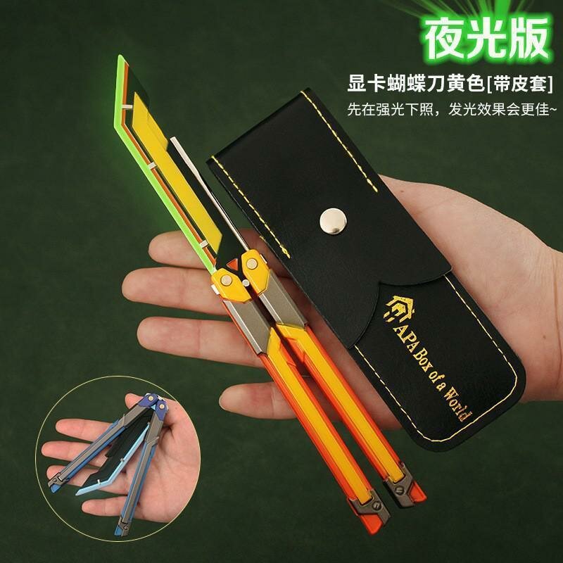 Модель игрушки Valorant Contract 2025 Championship Claw Butterfly Blade, складная металлическая модель для демонстрации