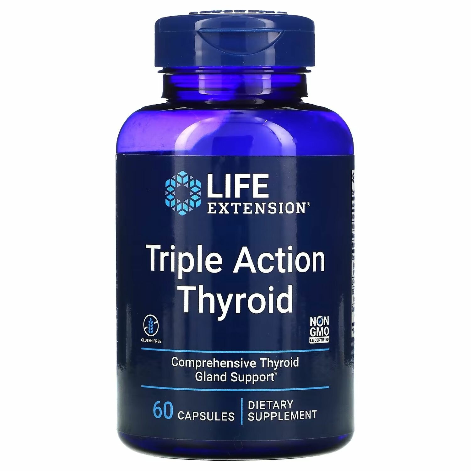 Life Extension Тройное дейсмтвие Thyroid 60 капсул