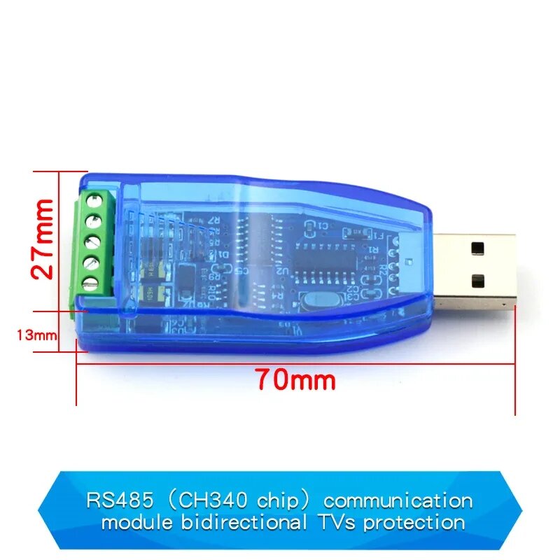 USB-RS485 Преобразователь U485CH340G USB To RS485