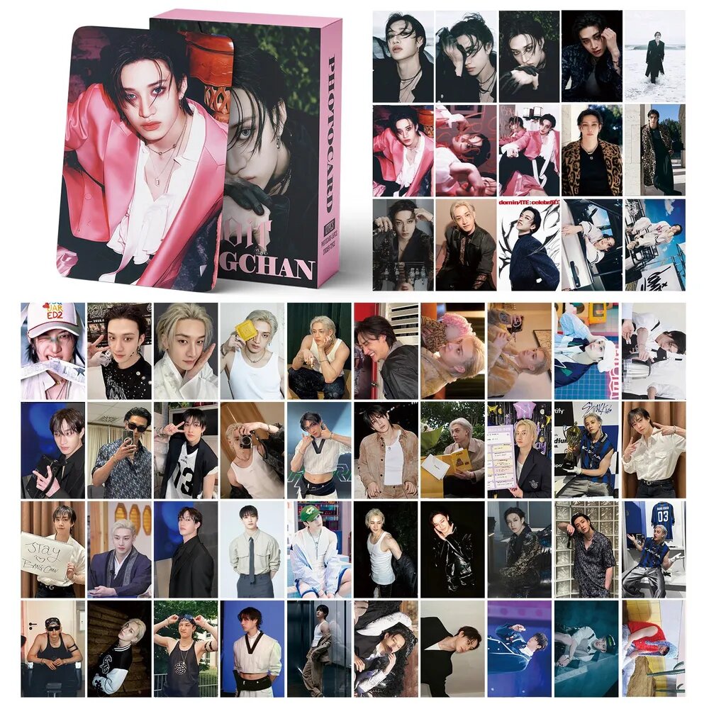 KPOP 127шт/коробка Stray Kids Solo Bang Chan Фотокарточки Коллекционная карточка