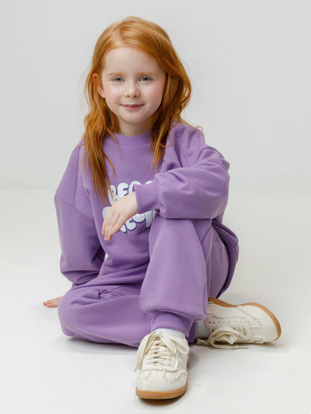 Брюки спортивные КР 400850-1/сиреневый 3725 к679