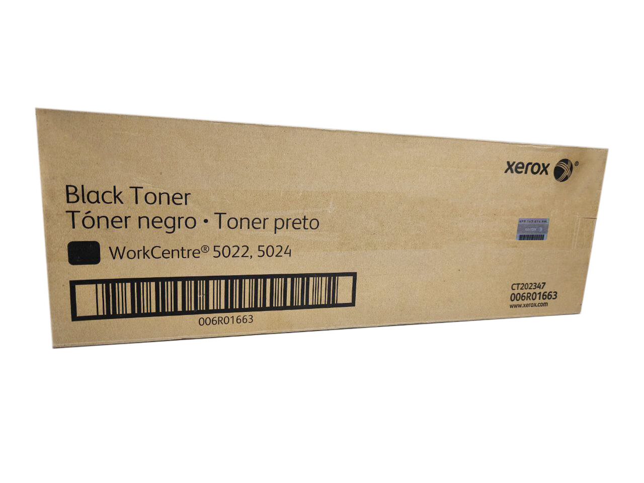 2 тонер-картриджа Xerox 006R01663 для Workcentre WC 5019/ WC5021/ WC5022/ WC5024, цвет чёрный