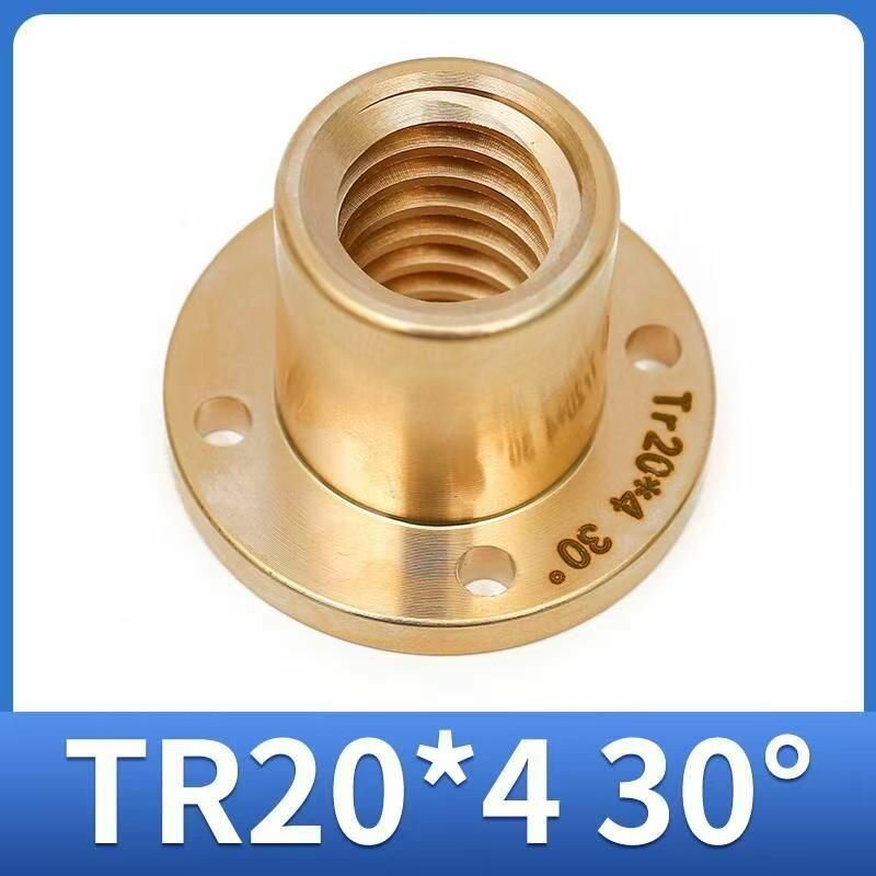 Трапецеидальная гайка бронзовая BFM20x4