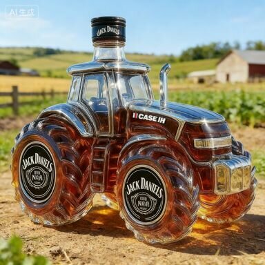 Бутылка вина из экскаватора,0.33л, 1 шт