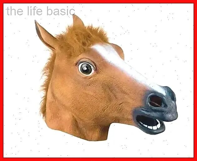 Маска голова лошади
